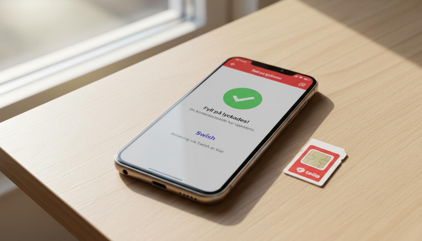 Fylla På Kontantkort Telia - Så laddar du med Swish och app - Dagens Vinkel